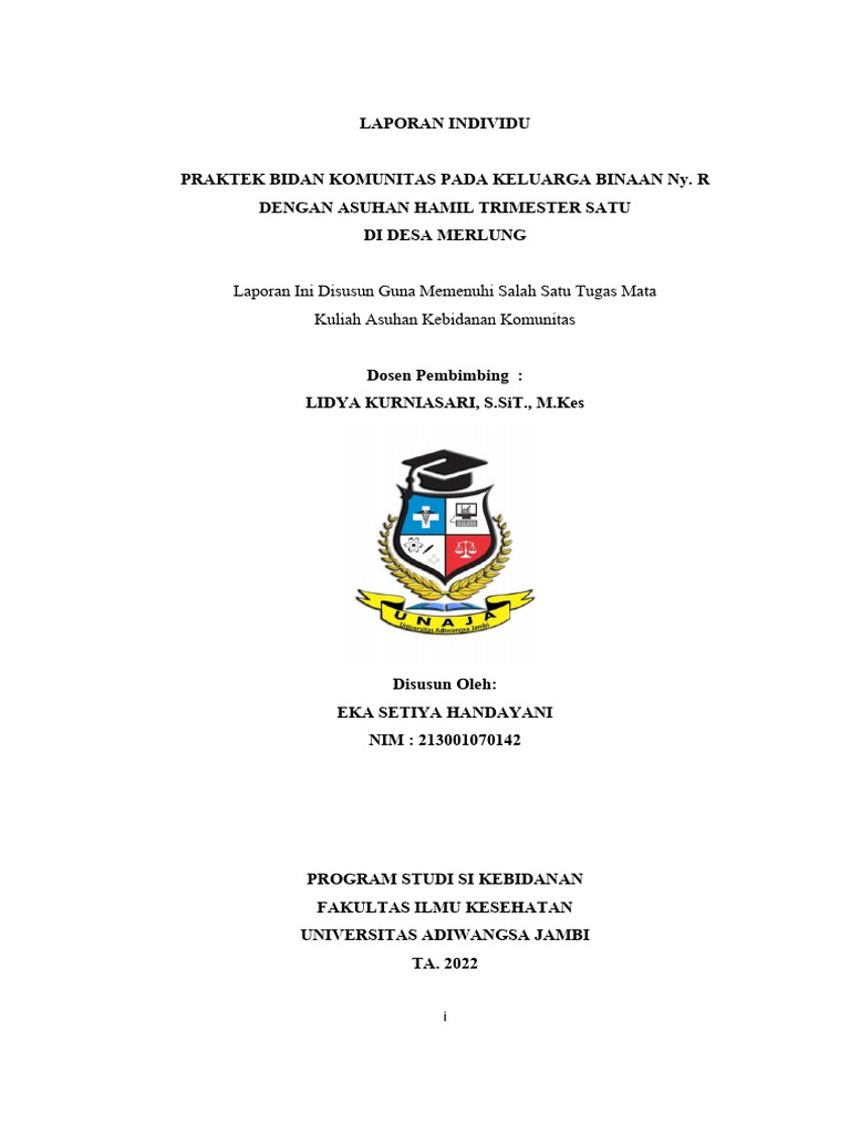 Laporan Komunitas Individu Eka Handa-1 | PDF