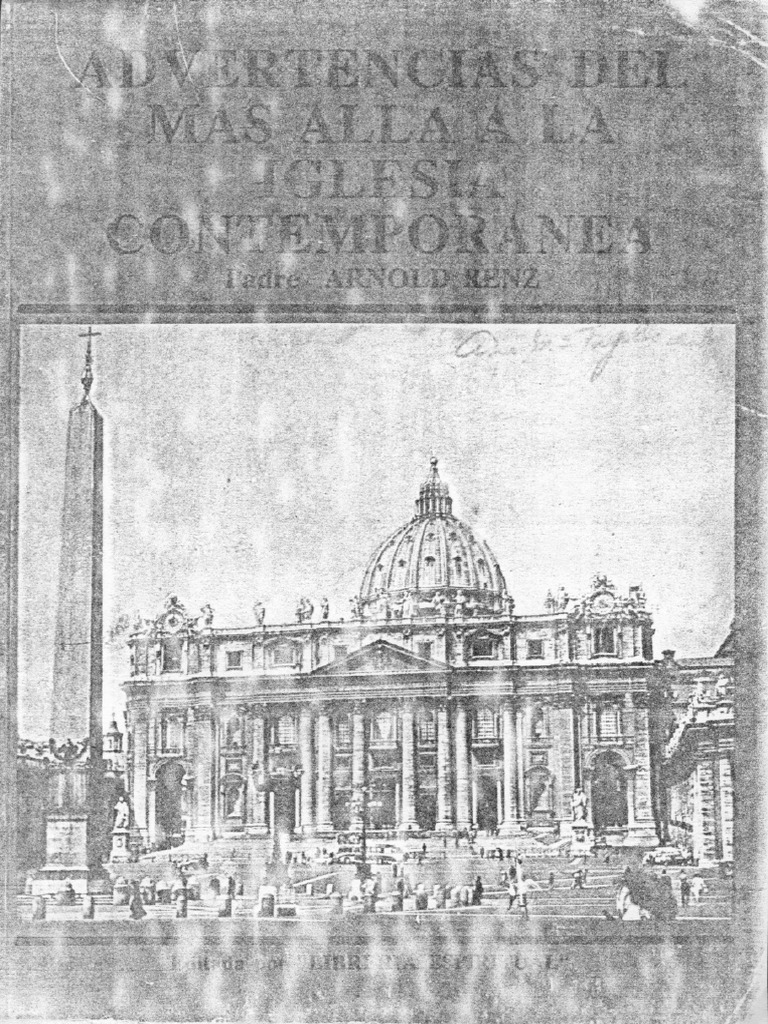 Advertencias Desde El Más Allá A La Iglesia Contemporánea. Arnold Renz ...