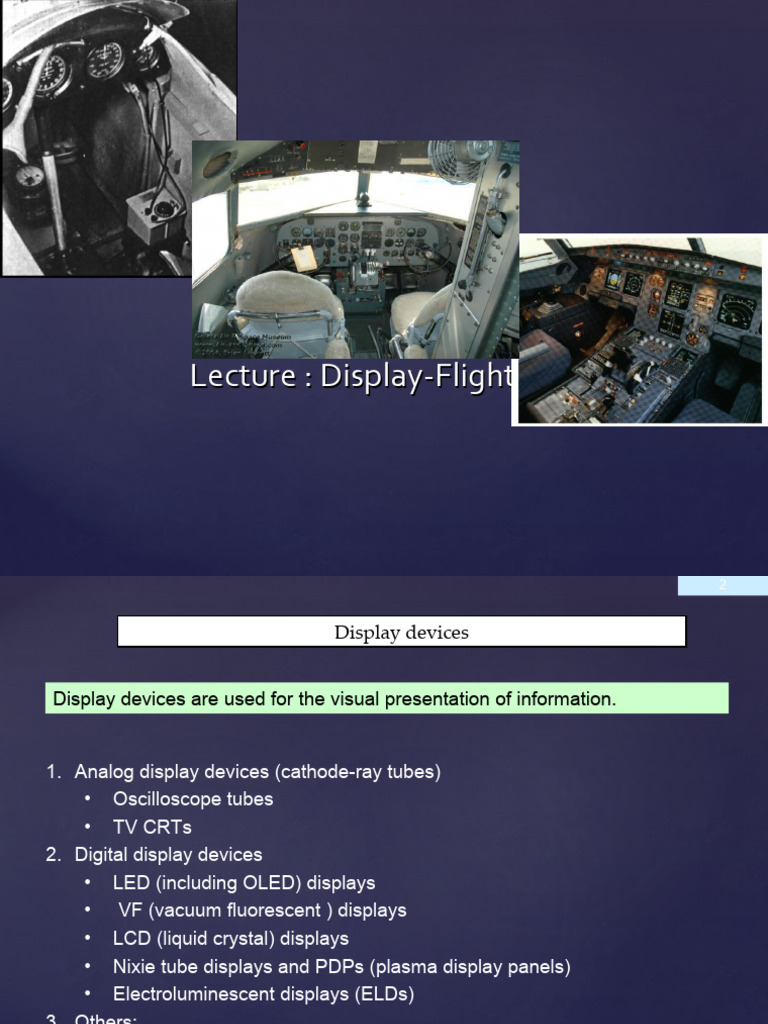 Glass Cockpit & Flight Instruments | PDF | Instrument Flight Rules ...
