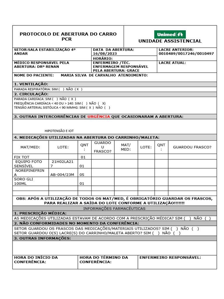 Protocolo de Abertura de PCR (1) - 1 | PDF