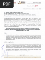 Oficio Circular DCE-001-2026 | PDF