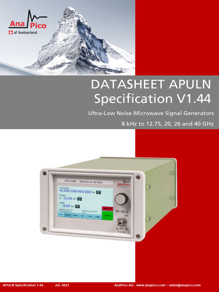 Anapico Make APULN - v144 | PDF