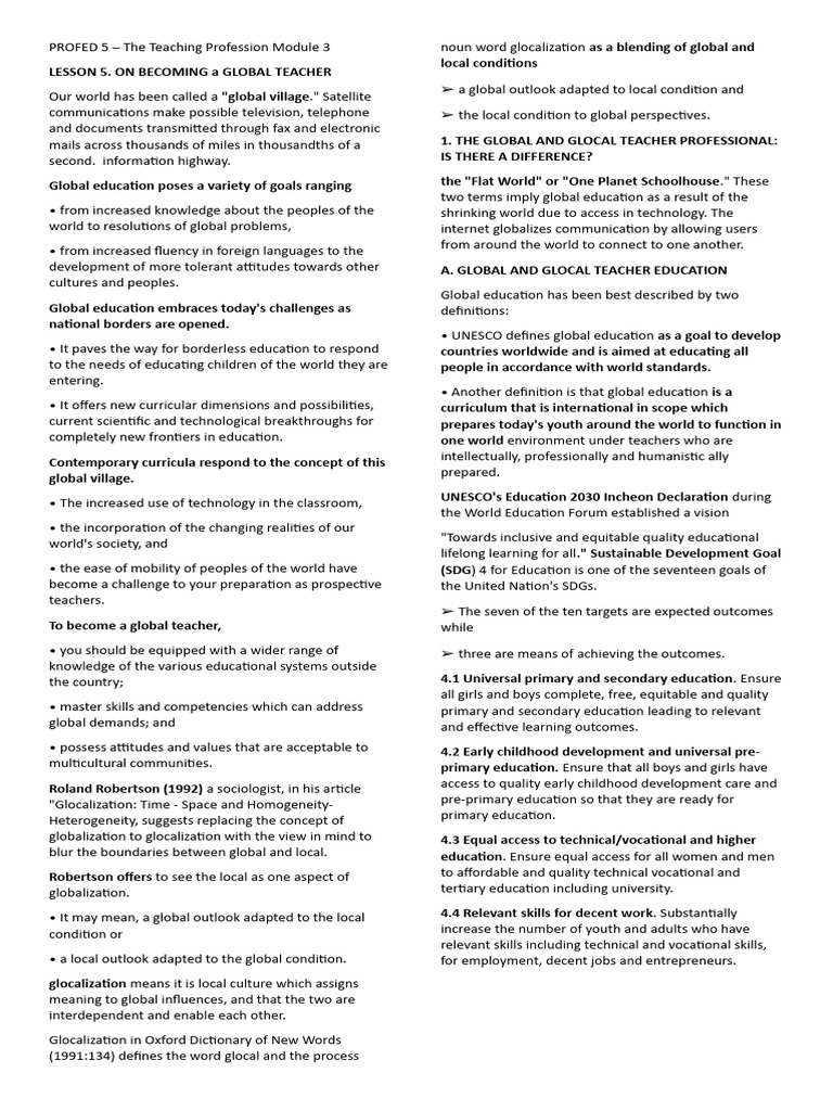 Profed 5 | Download Free PDF | Teachers | Literacy