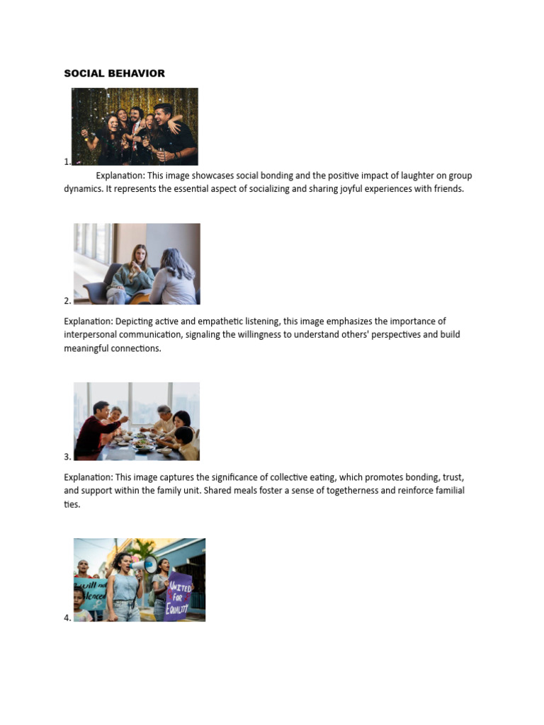 Social Behavior | PDF | Empathy | Communication