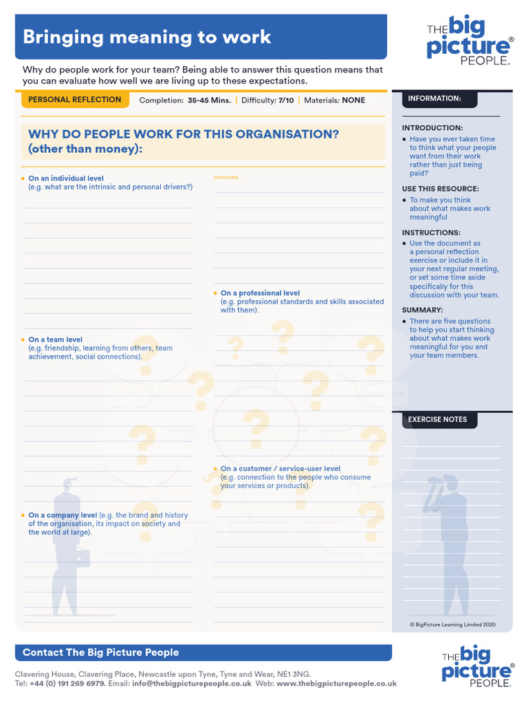 w_thbw01 Bringing Meaning to Work | PDF | Cognitive Science | Human ...