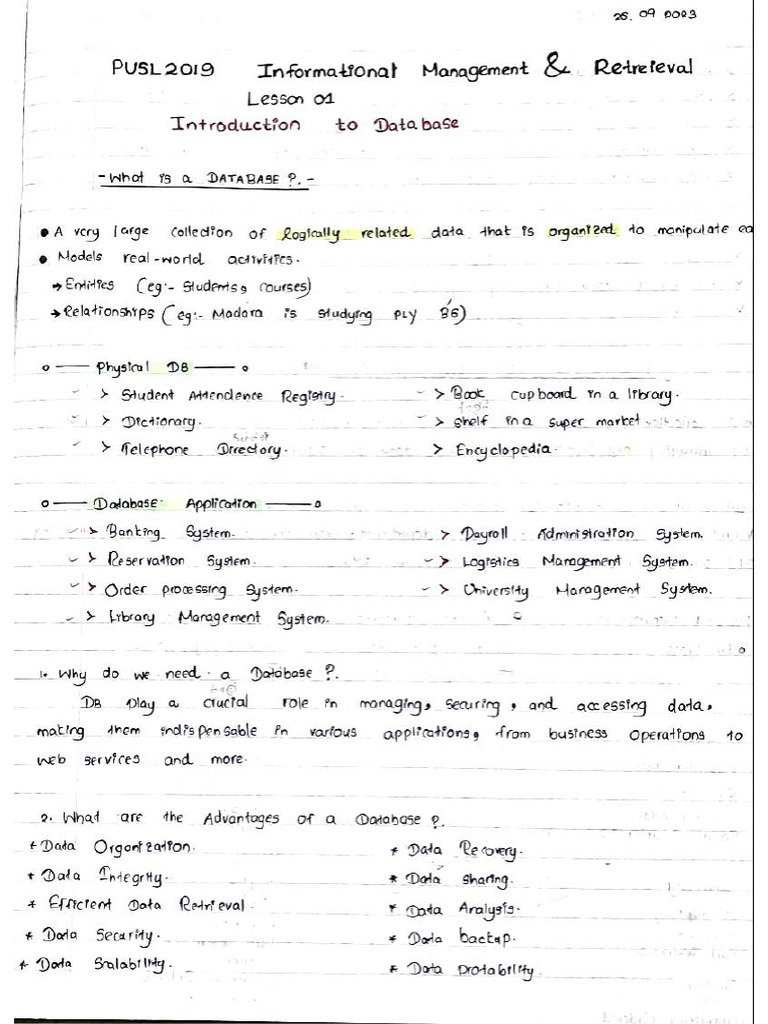 IMR NOTE (MDT) | PDF