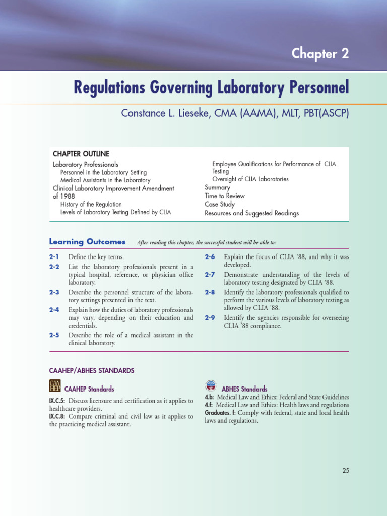 Day 2 - Laboratory Personels | PDF