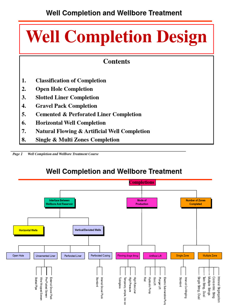 Well Completion and Wellbore Treatment | Download Free PDF | Pump ...