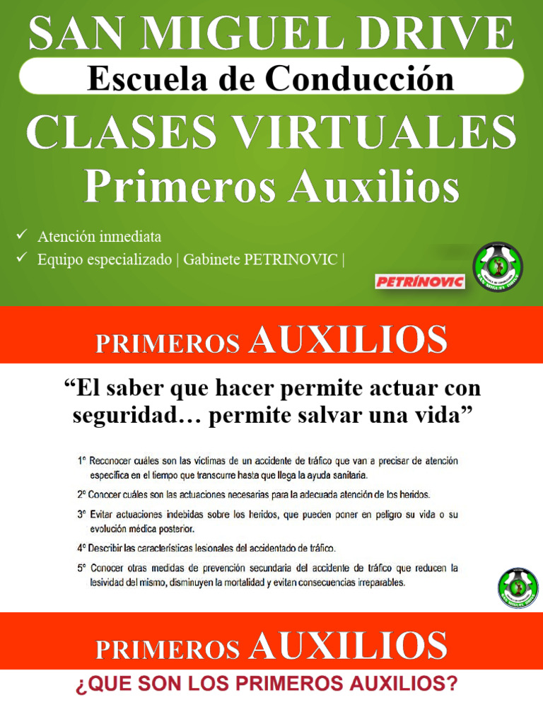 Primeros Aux. | PDF