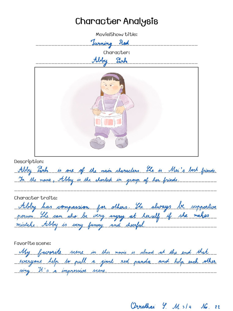 Character Analysis | PDF