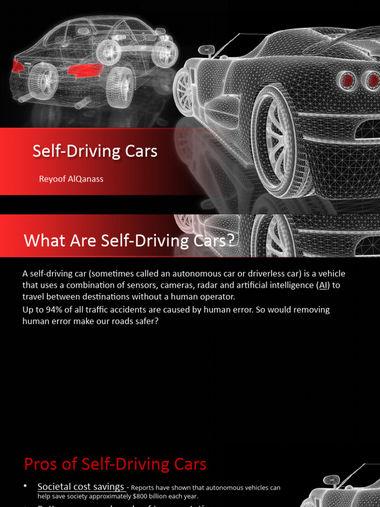 Reyoof AlQanass PPT Self Driving Cars | PDF | Business | Computers