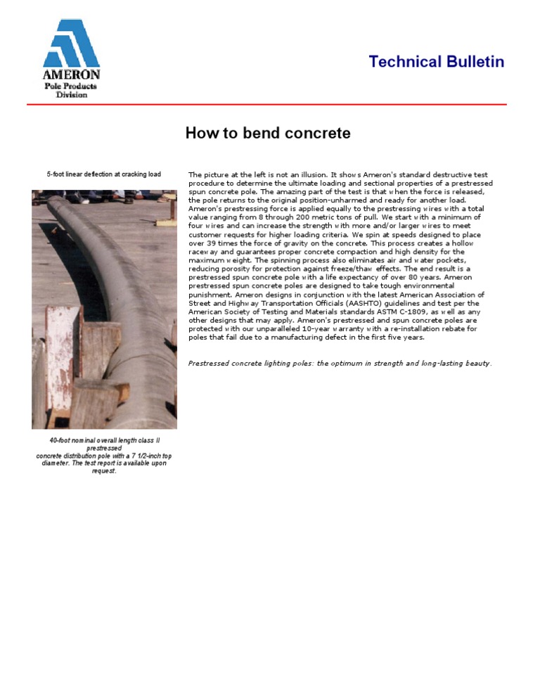 Bend Concrete | PDF