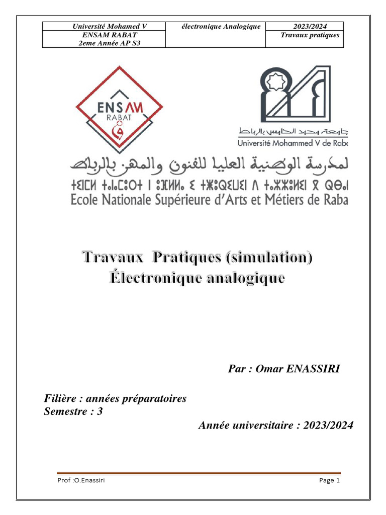 Les TPs 2023 | PDF
