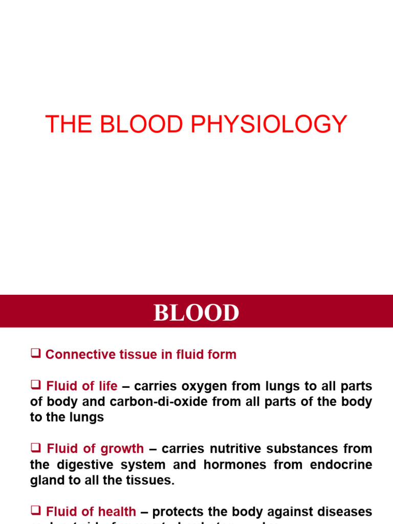 BLOOD | PDF
