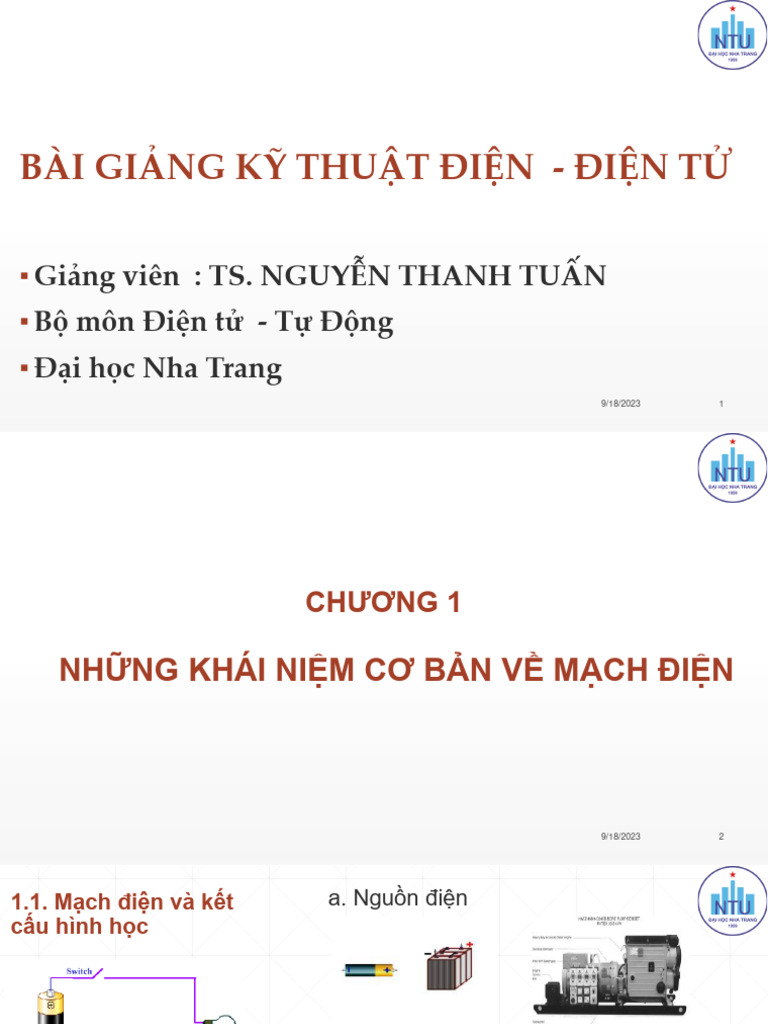Chuong1.Khai Niem Co Ban | PDF