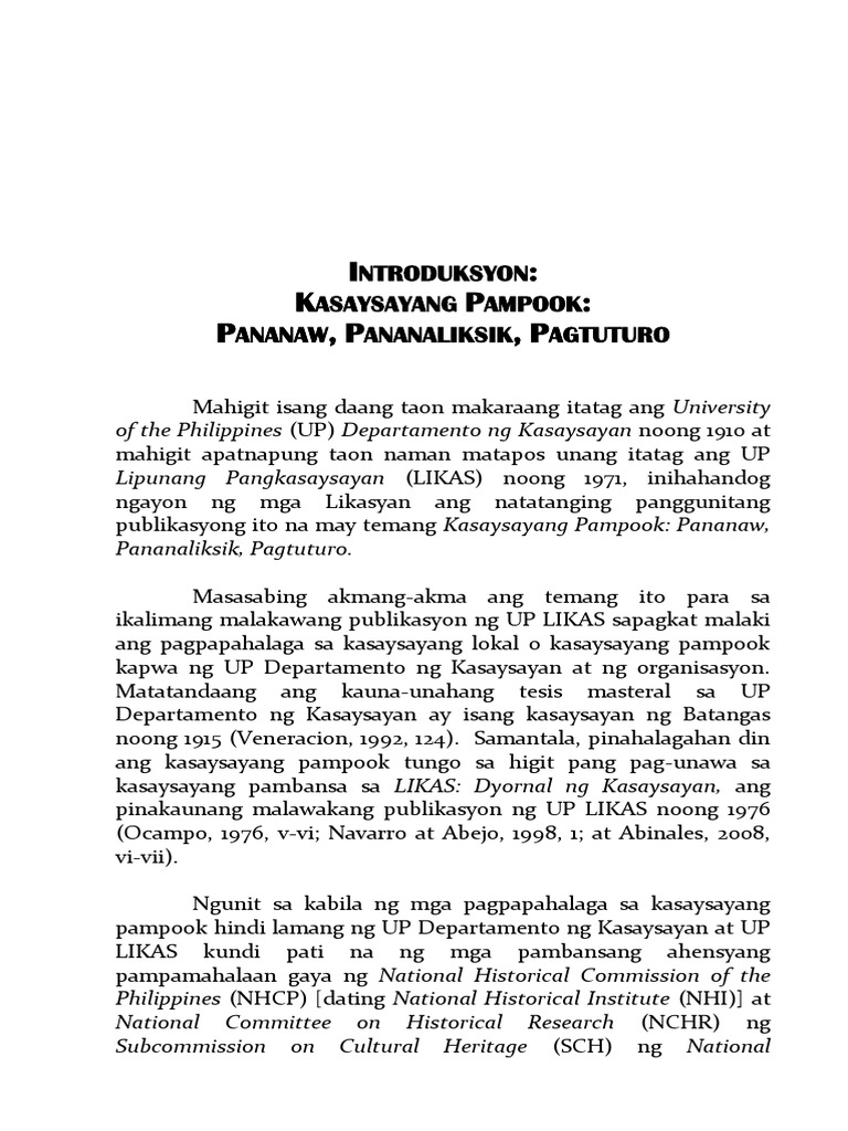 KASPMPK 04 Introduksyon | PDF