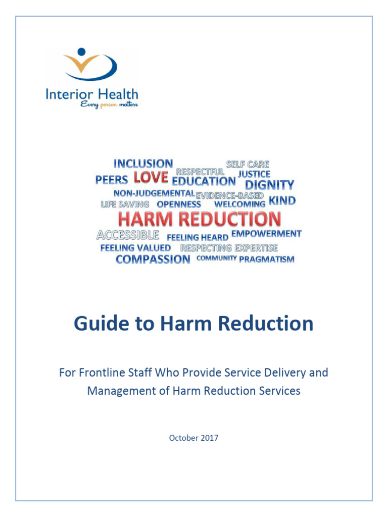 Guide To Harm Reduction Manual | Download Free PDF | Substance Abuse | Lgbt