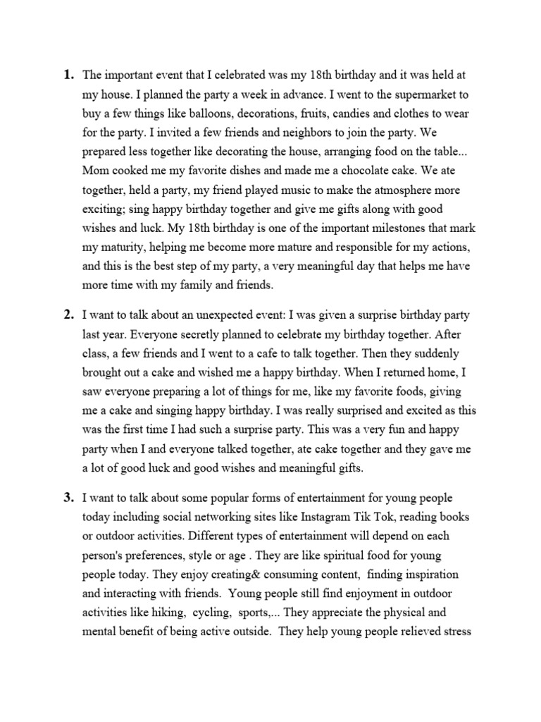 Speaking | PDF | Air Pollution | Food And Drink