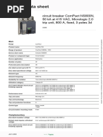 Product Datasheet: Circuit Breaker Compact NS1250N - Micrologic 2.0 - 1250 A - 3 Poles 3t | PDF ...