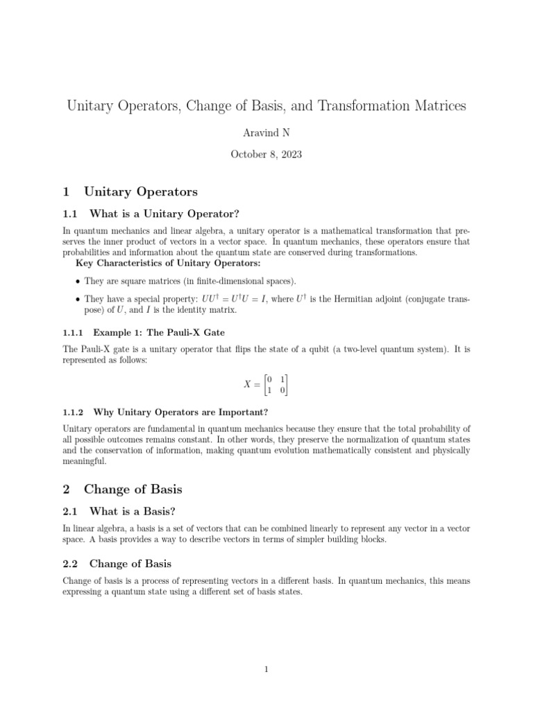 QM Notes 9 | PDF | Operator (Mathematics) | Quantum Mechanics
