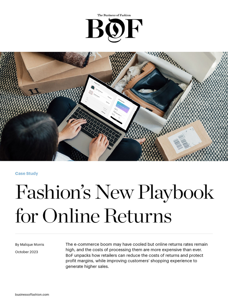 Case Study Fashion Playbook Online Returns | PDF | Retail | E Commerce