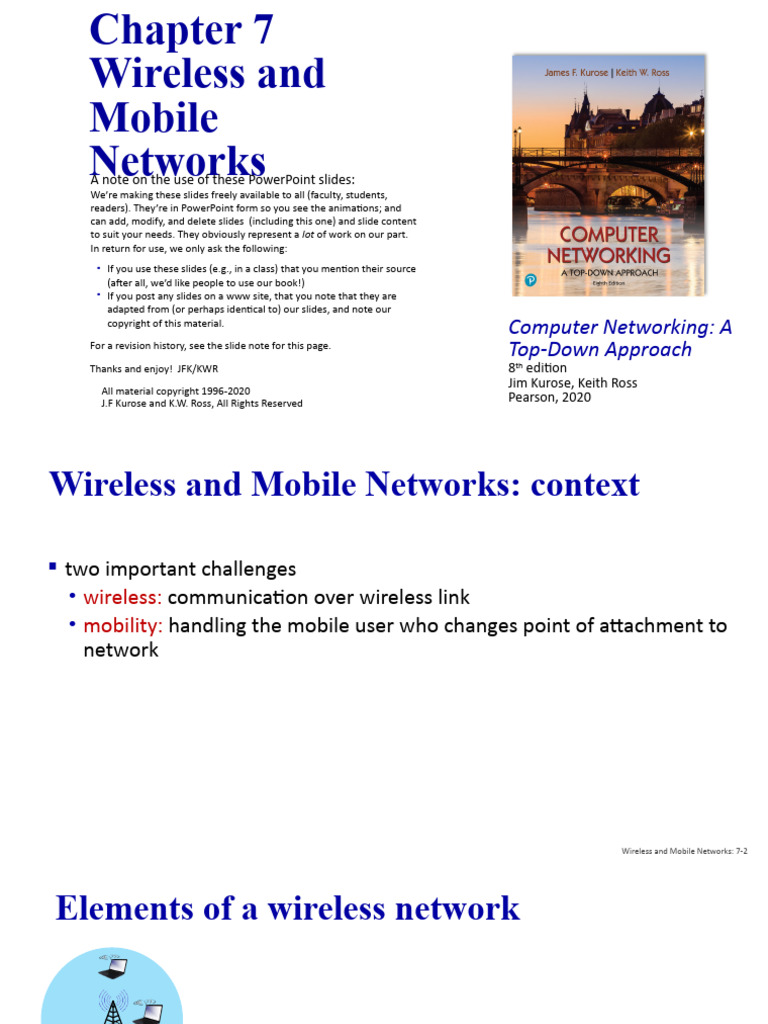 Chapter 7 v8.0 | PDF | Computer Network | Wi Fi
