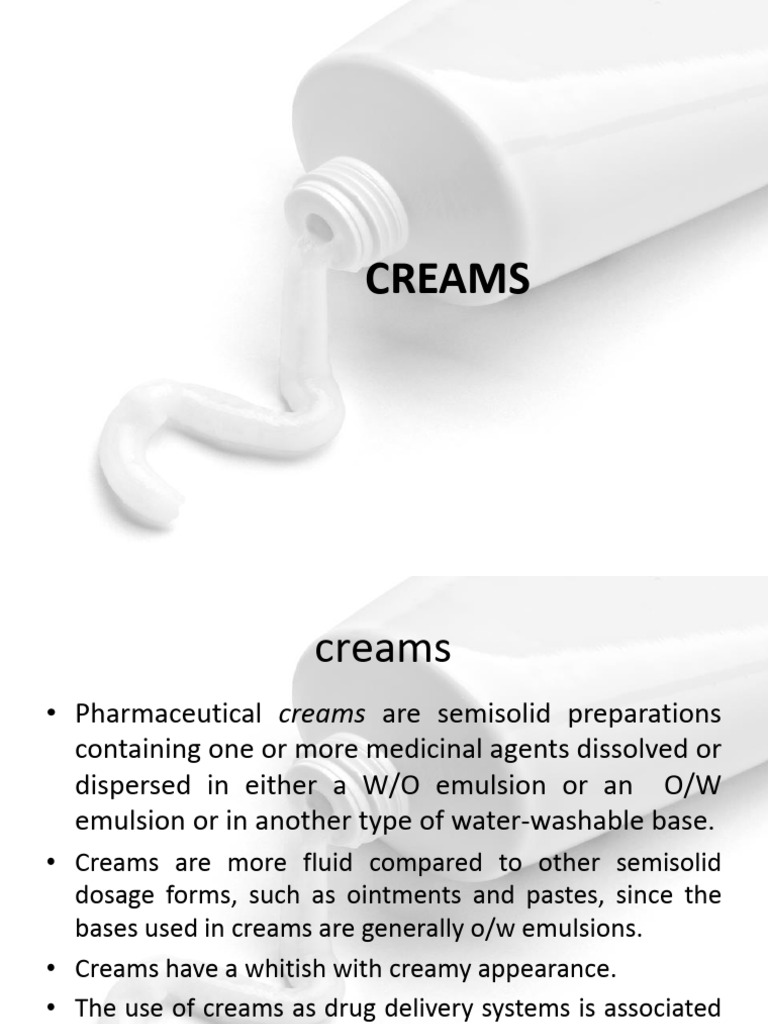 Topic 7 Creams | PDF