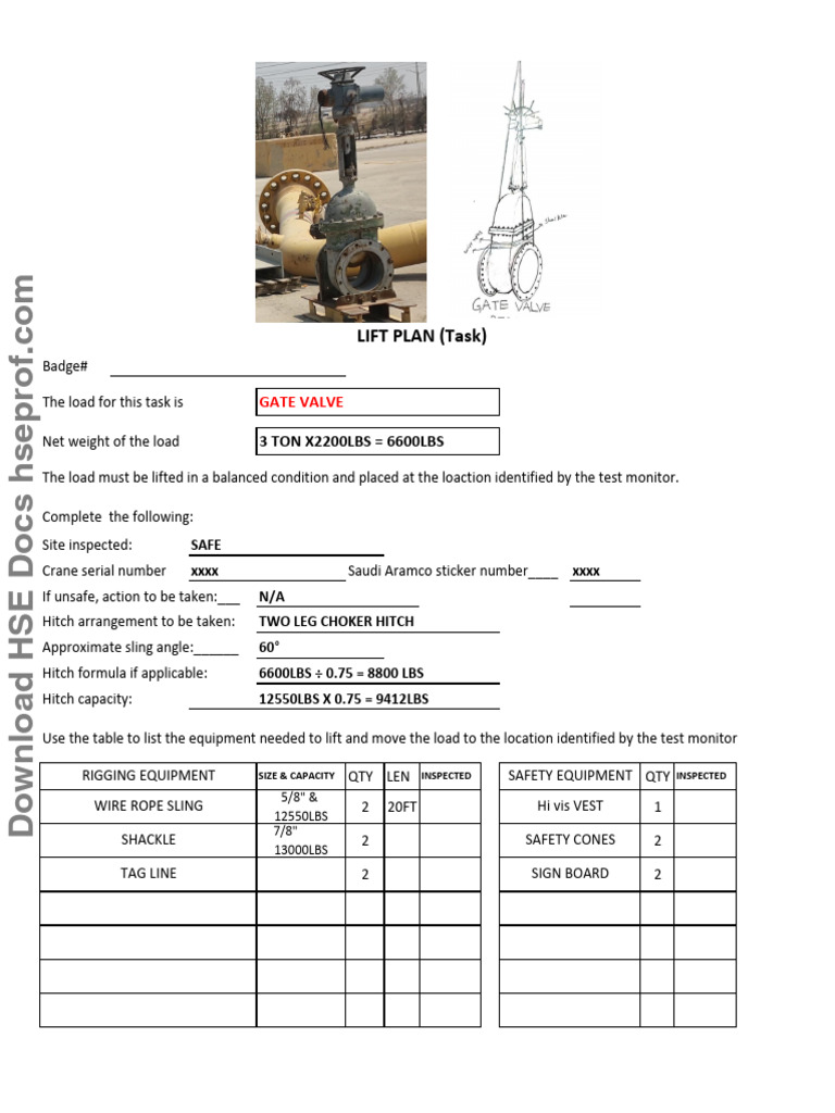 Lifting Plan and Rigging Arrangements | PDF | Crane (Machine) | Rope