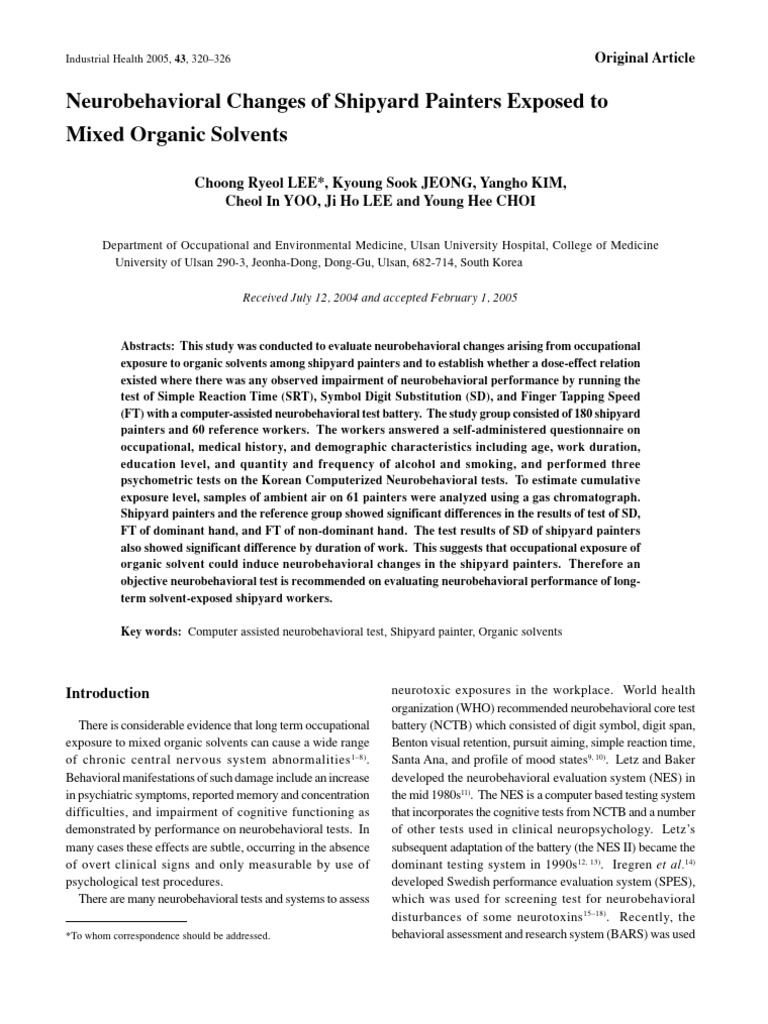 Lee 2005 | Download Free PDF | Mental Chronometry