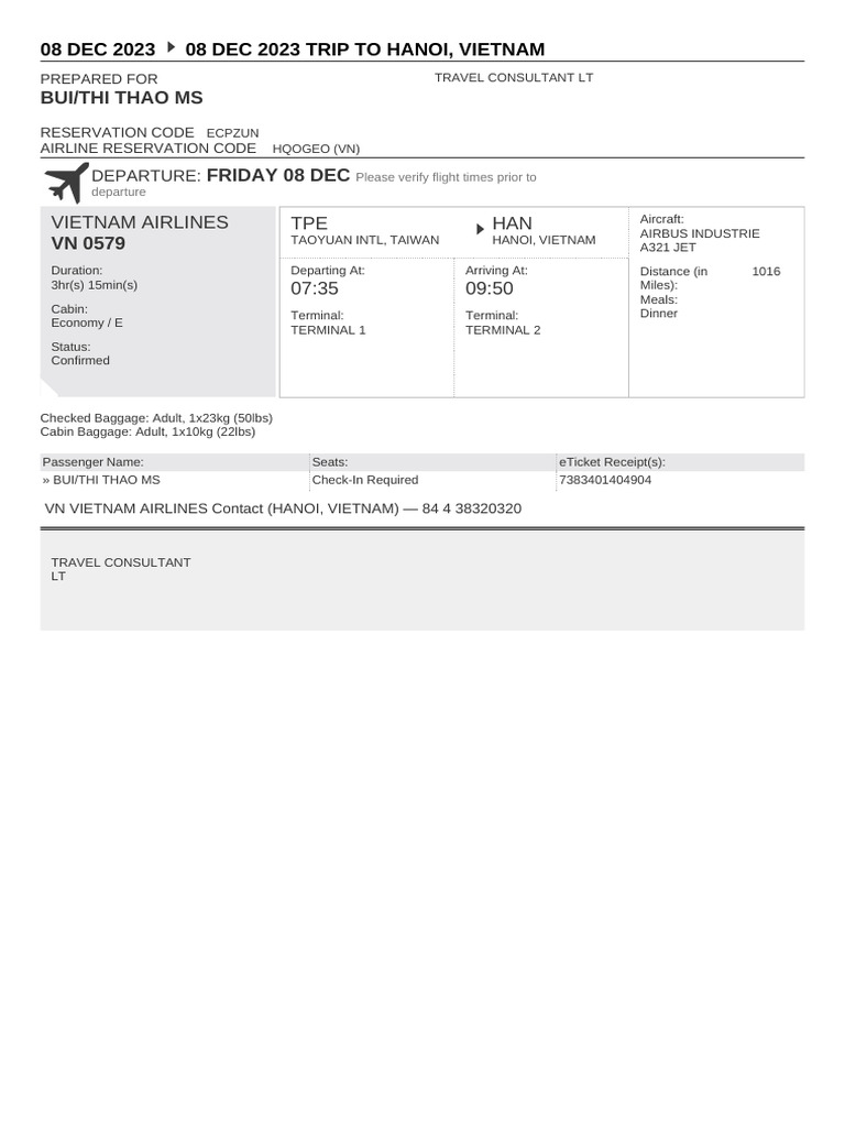 DummyTicket For Proof of Return | PDF