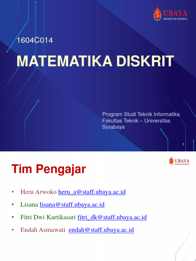 1604C014 Discrete Mathematics - Pendahuluan UAS Gasal 2023-2024 | PDF | Seni