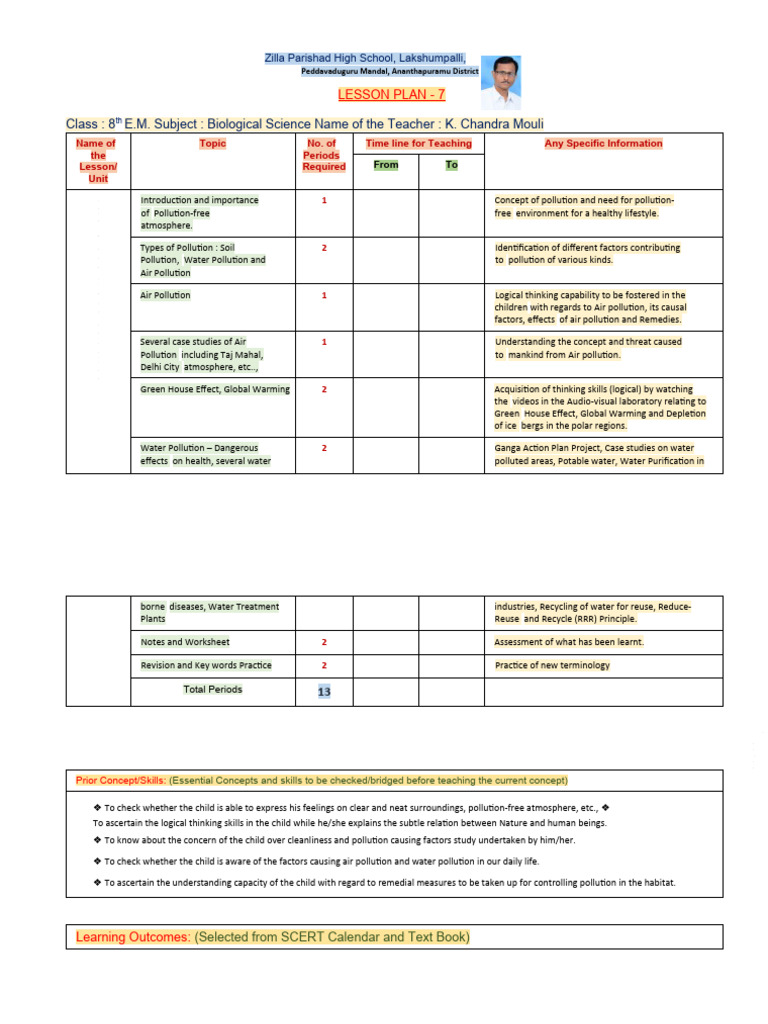 Pollution Awareness for 8th Grade | PDF | Water | Teachers