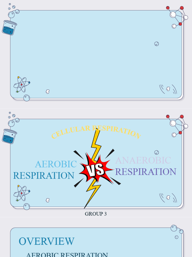 Aerobic Vs Anaerobic Respiration Group 3 | PDF | Cellular Respiration ...