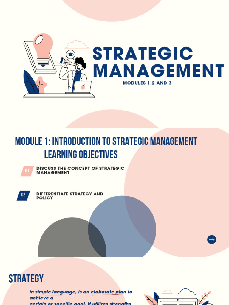 Strategic Management Overview | PDF | Strategic Management | Swot Analysis