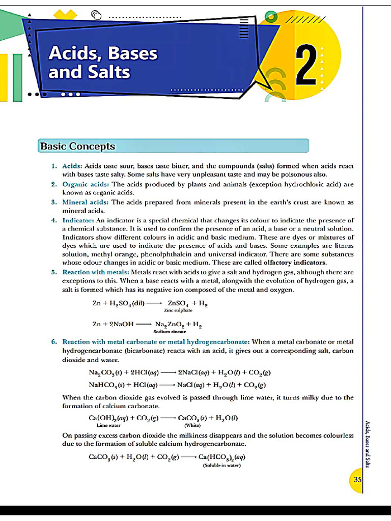 2.acids, Bases and Salts | PDF