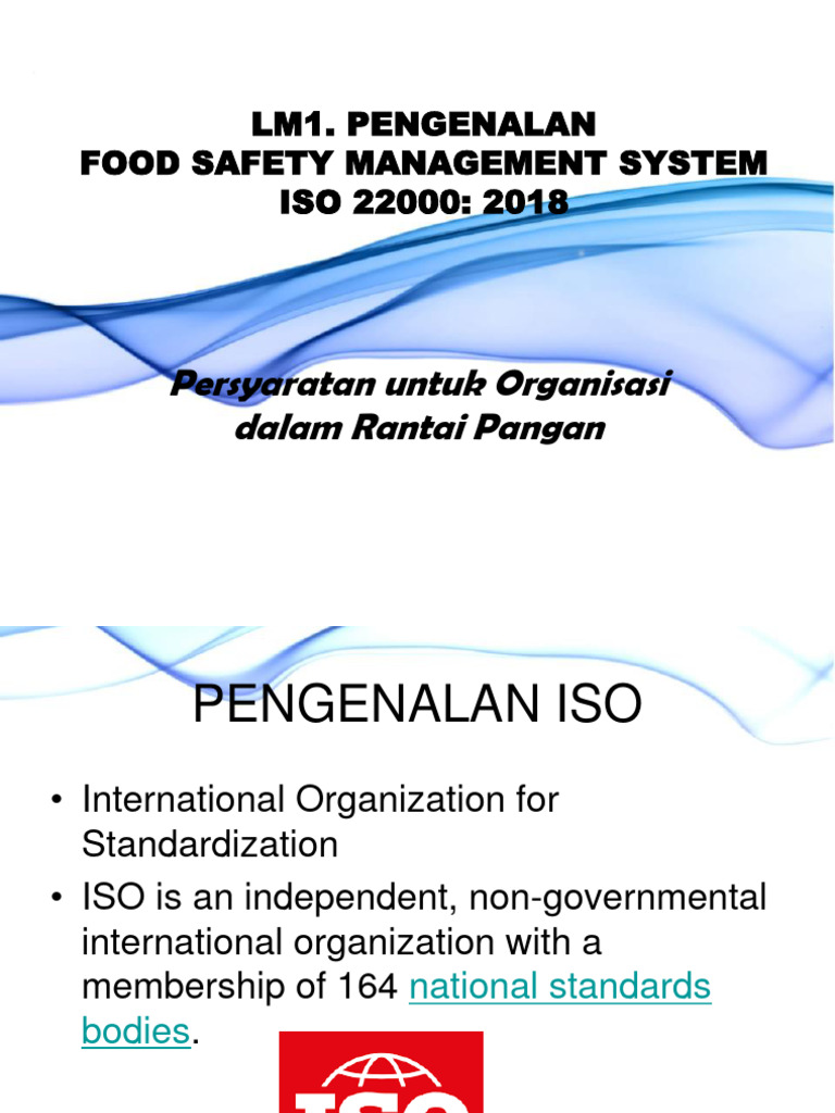 Pengenalan ISO 22000-2018 | PDF