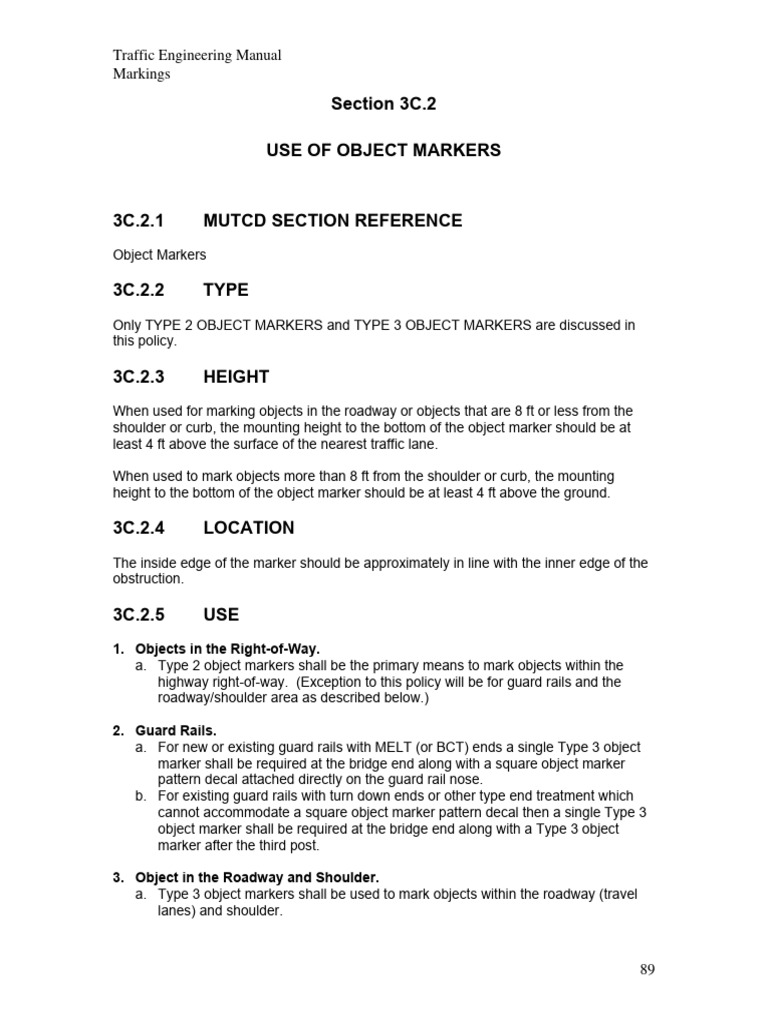 3C2 - Use of Object Markers | PDF