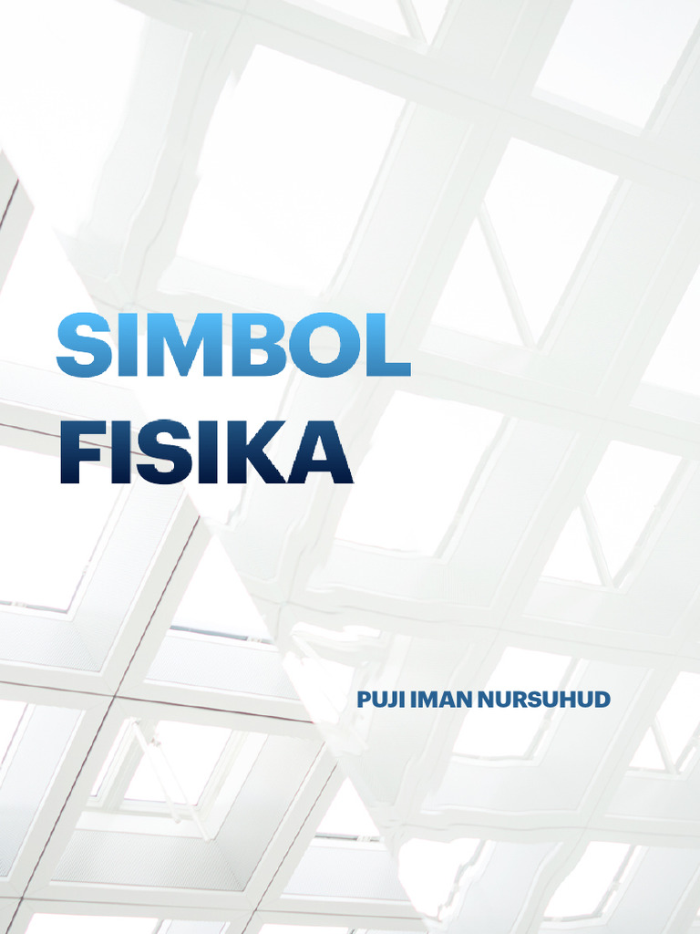 Simbol Fisika X | PDF