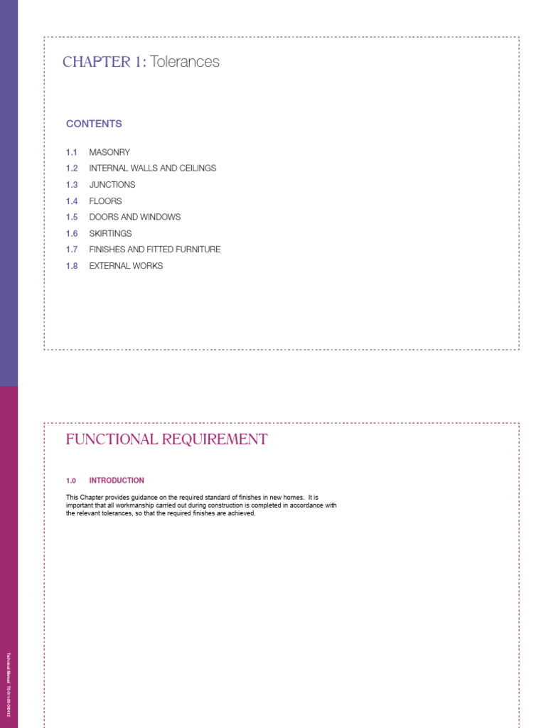 Plaster Masonry Tolerances | PDF
