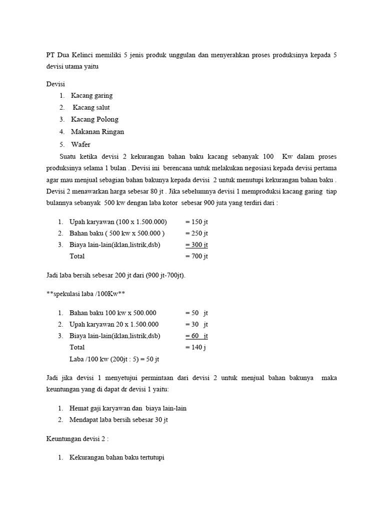 Harga Transfer | PDF