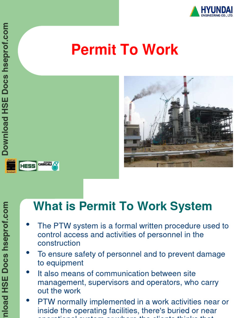 HSE-BMS-010 Permit To Work | PDF