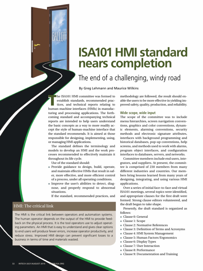 INTech On ISA101 - Maurice Wilkins - Us | PDF | User Interface | Human ...