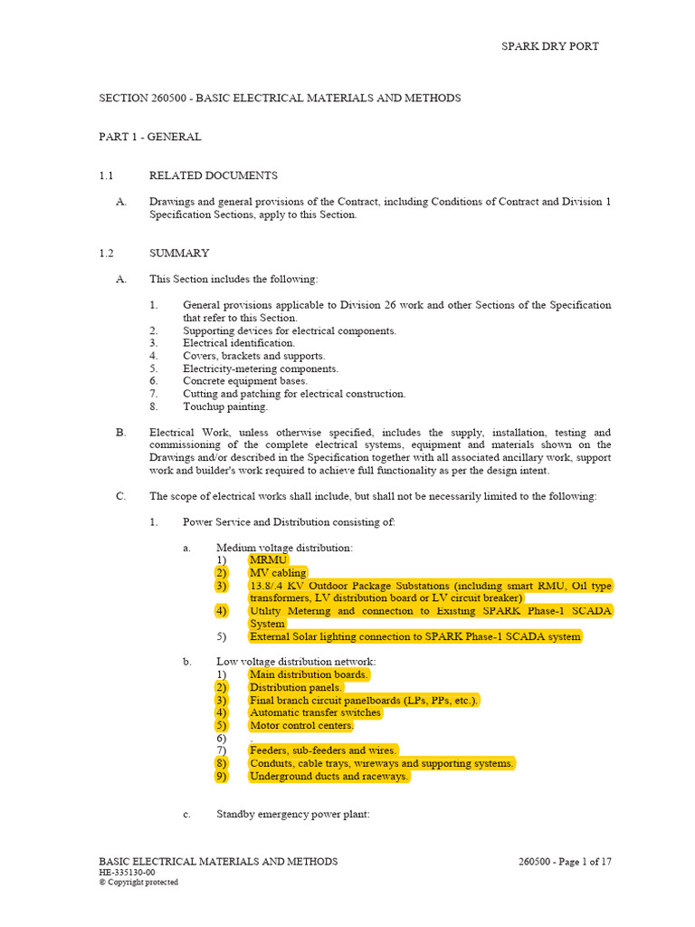 Basic Electrical Materials and Methods | PDF