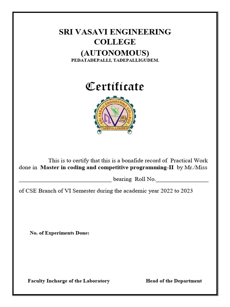 j6 MCCP Record | PDF