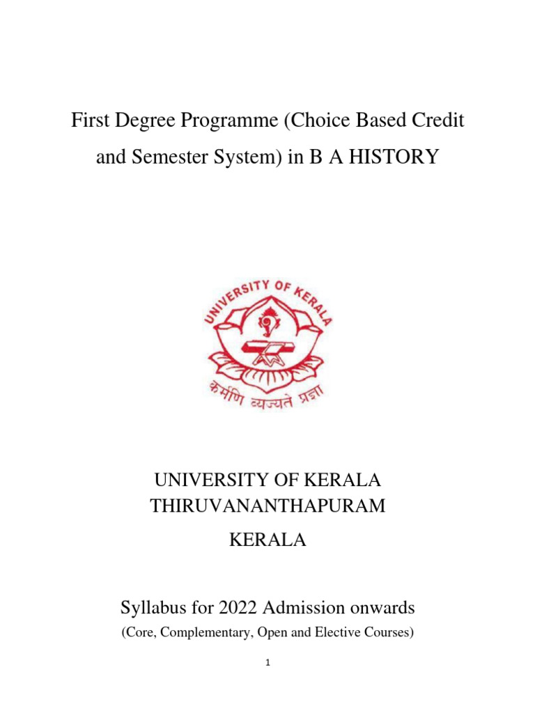 History Syllabus | PDF