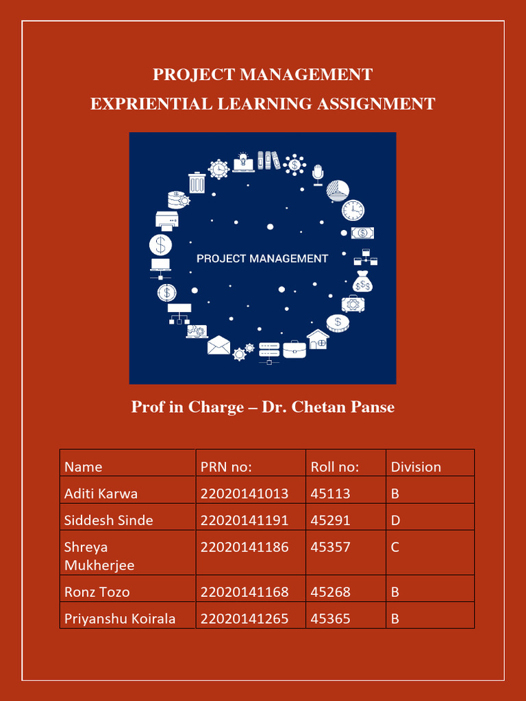 PM - Experiential - Learning - Assignment 2 | PDF | Applied Mathematics