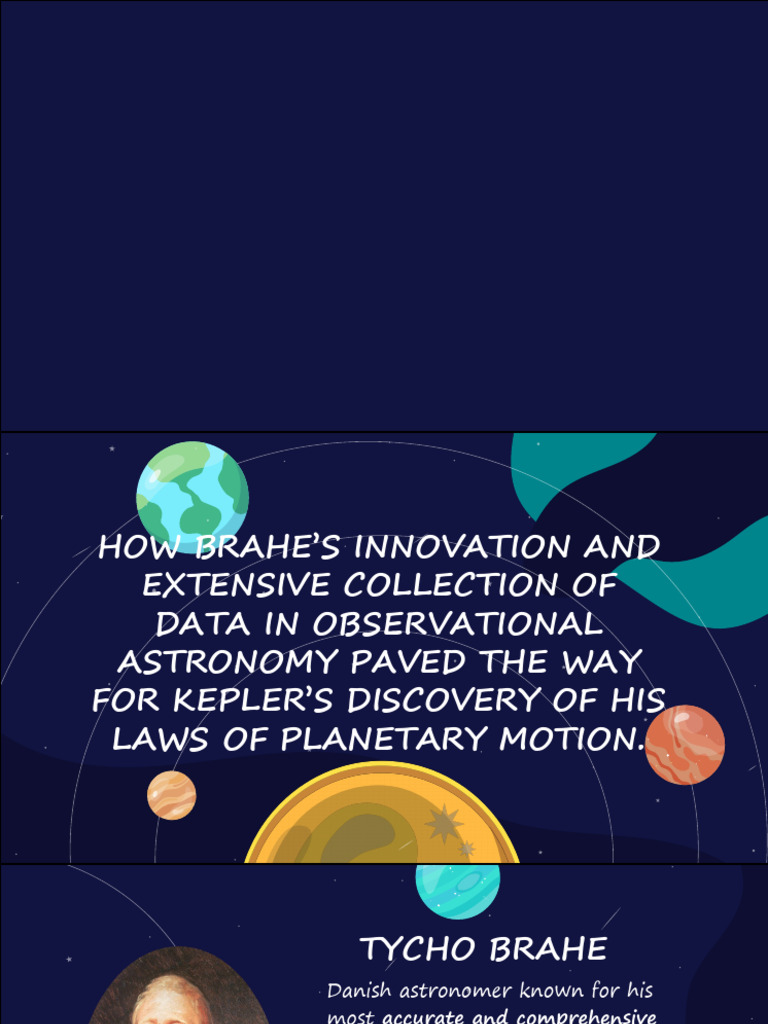 Astronomy's Pioneers: Brahe & Kepler | PDF | Tycho Brahe | Johannes Kepler