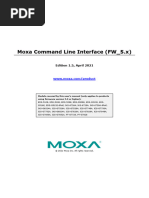 Moxa Cli Configuration Tool User Manual Manual v2.4 | PDF | Command Line Interface | Ip Address