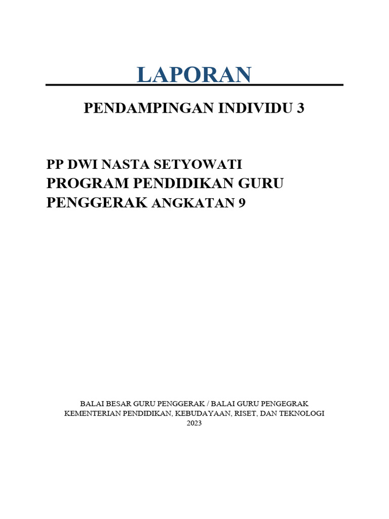 Laporan Pi 3 | PDF