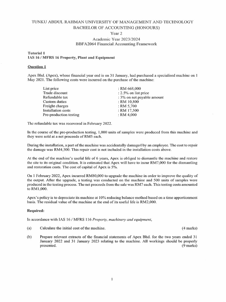 Bbfa 2064 Tutorial | PDF